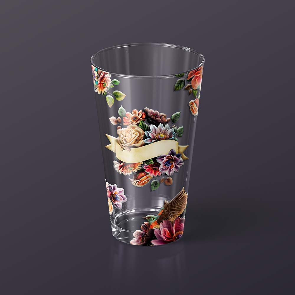 Let Your Brand Shine With Branded Pint Glasses Glass Print